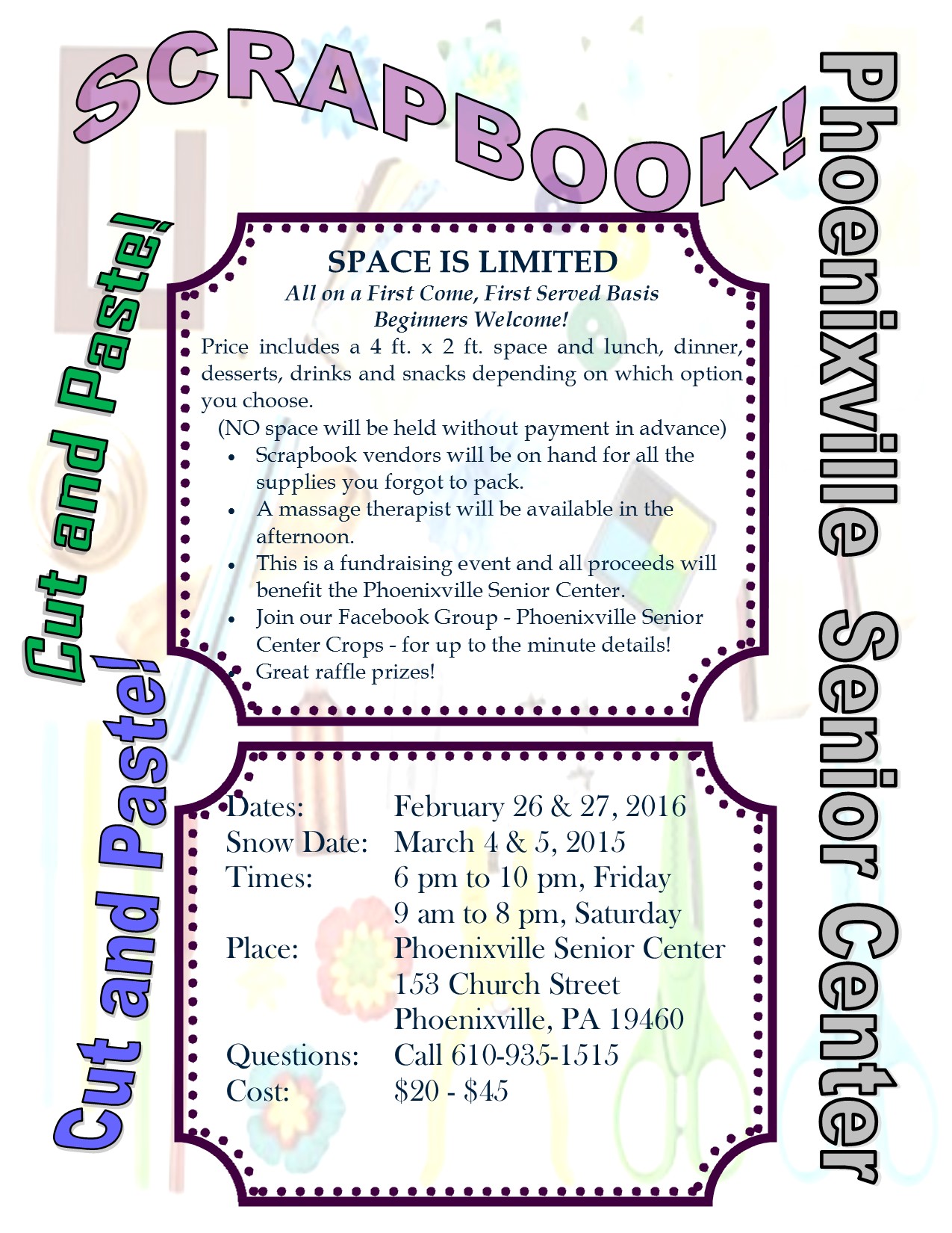 Scrapbooking Fundraiser!