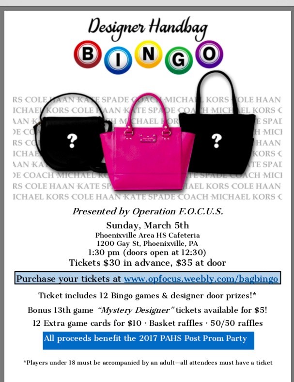 Designer Bag BIngo