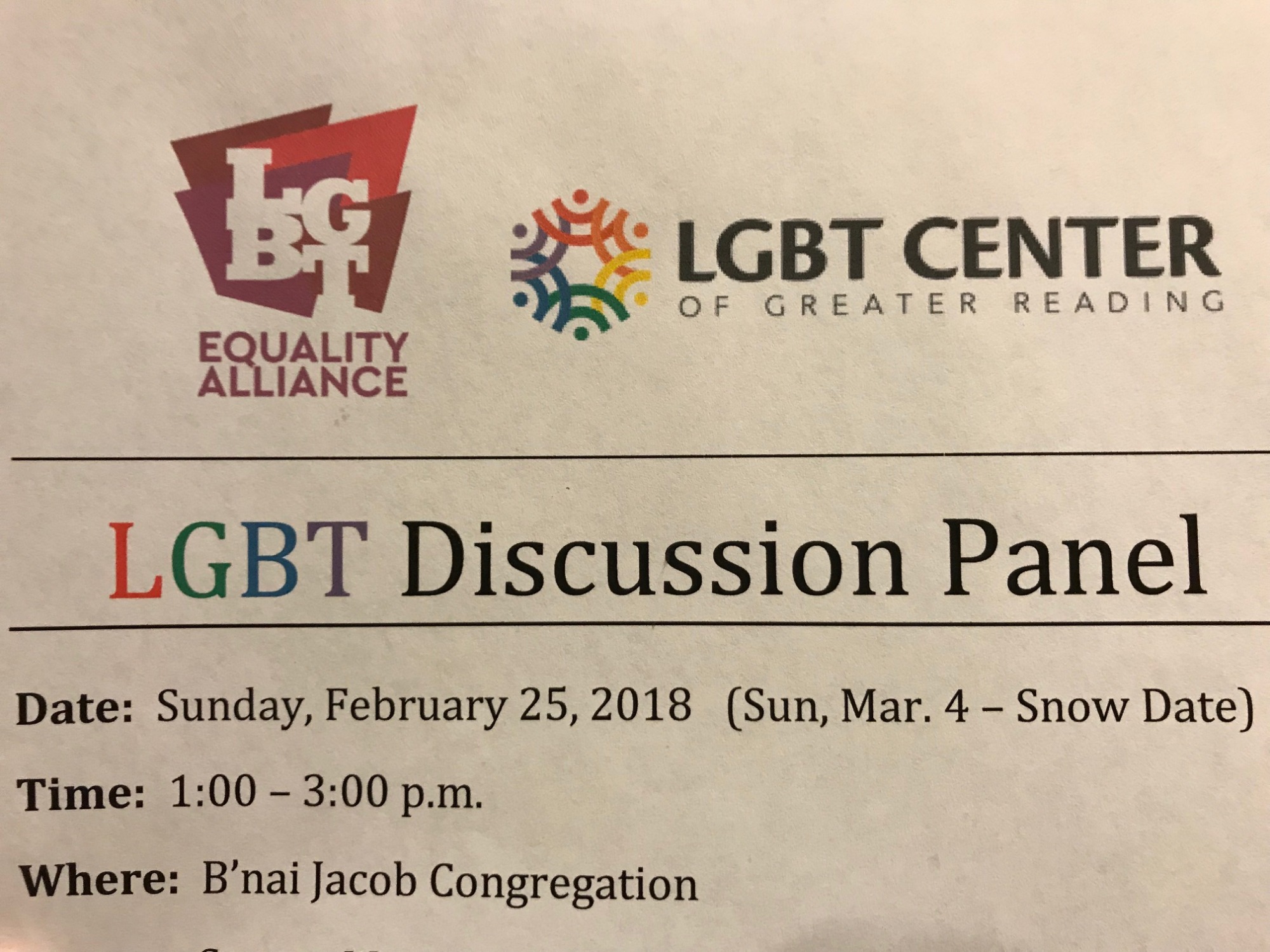 LGBT Discussion Panel