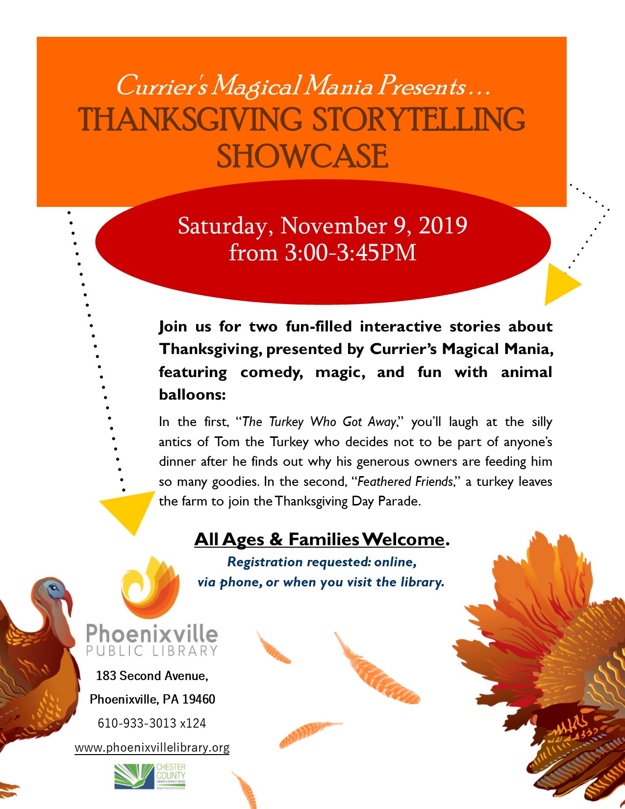 Currier's Magical Mania's Thanksgiving Storytelling Showcase