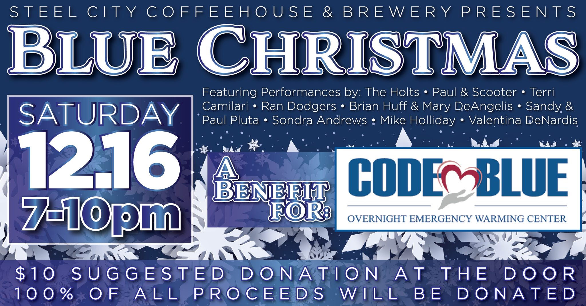 Blue Christmas: A Benefit for Code Blue