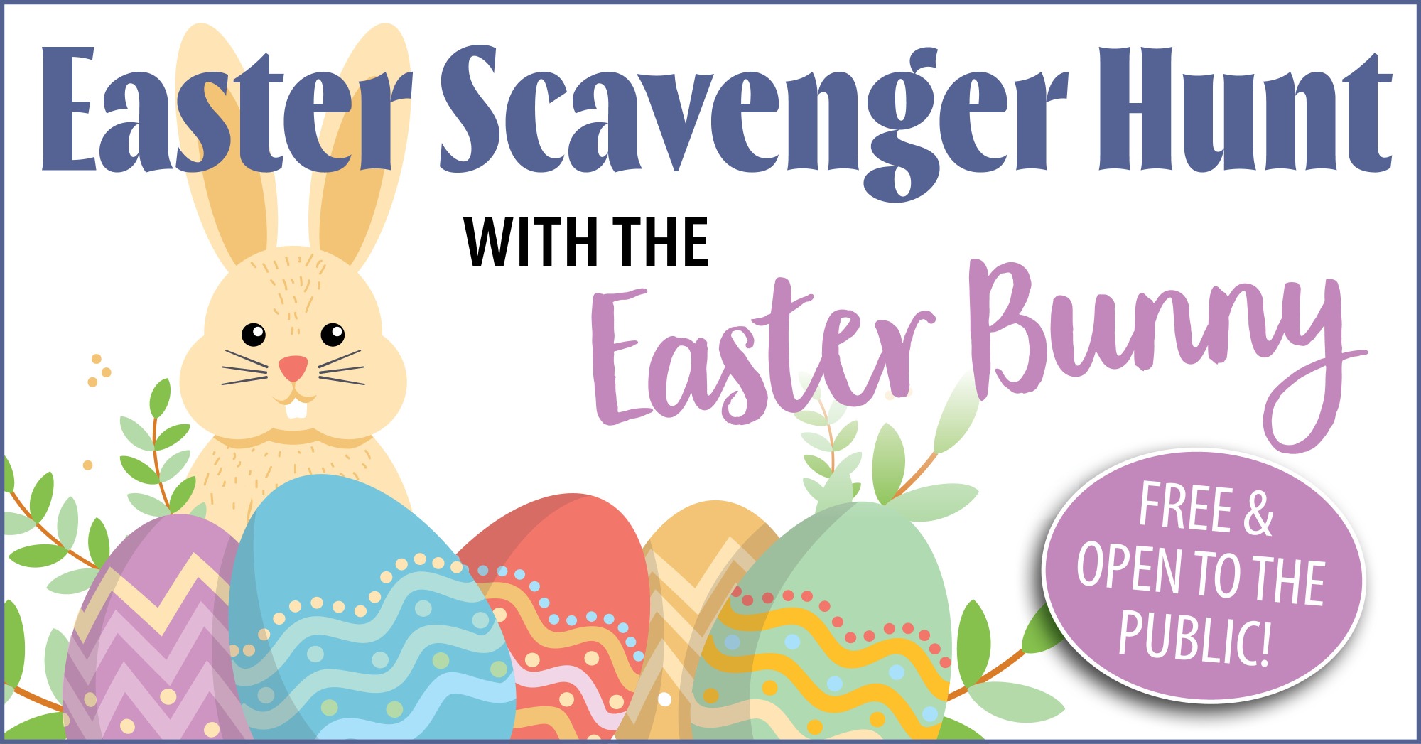 Easter Scavenger Hunt with the Easter Bunny